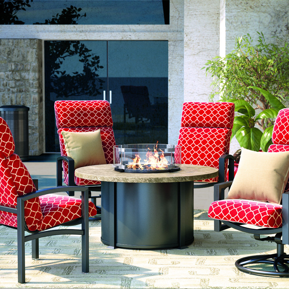 Sandstone 42" Balcony Fire Table | Homecrest at ForPatio.com