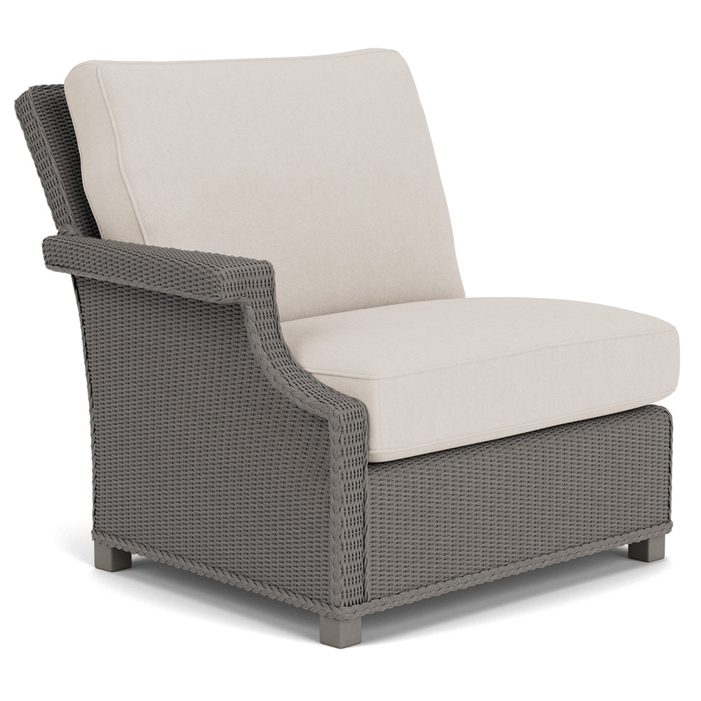 Hamptons Outdoor Wicker Sectional and Lounge Chair Set | Lloyd Flanders ...