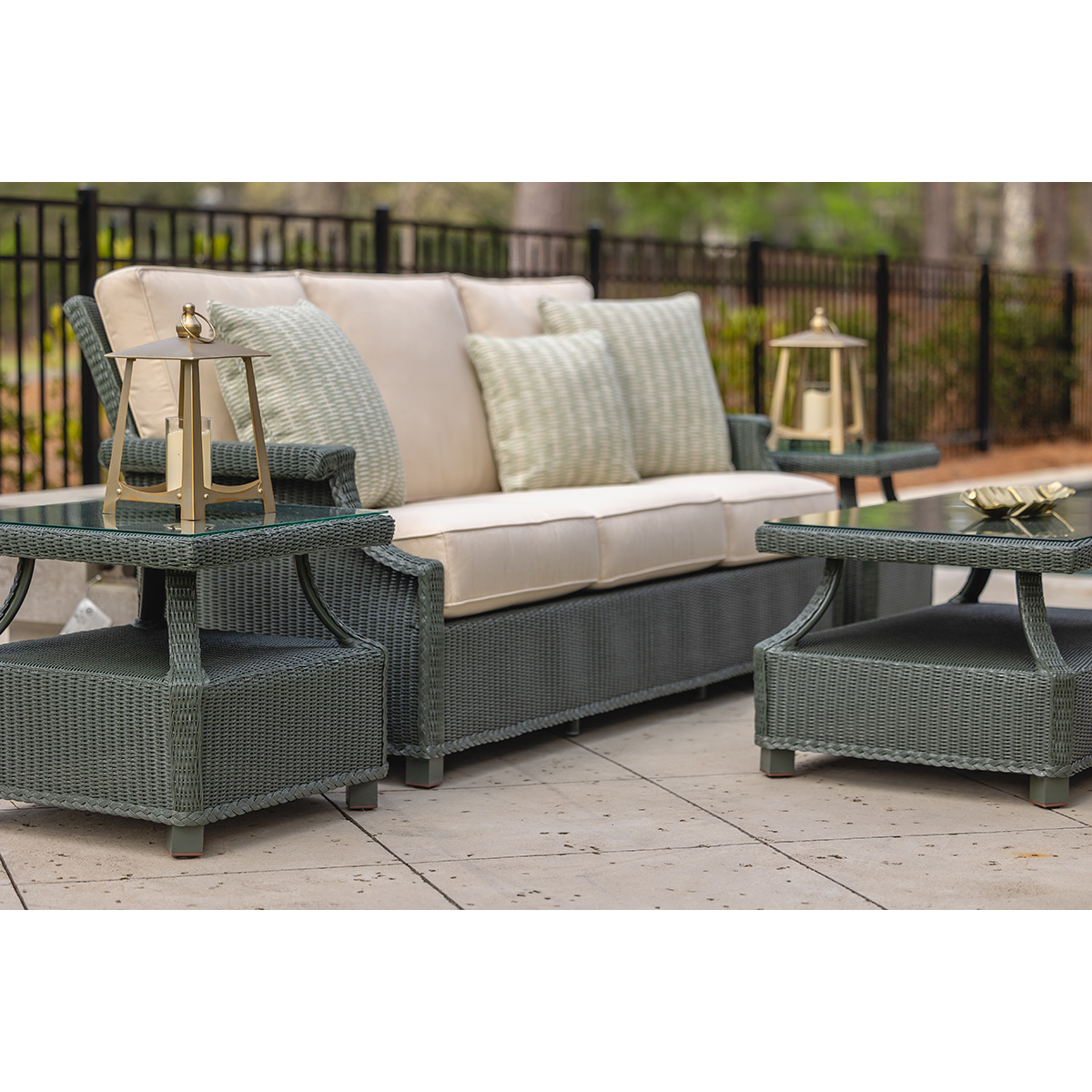 Hamptons Wicker Outdoor Set | Lloyd Flanders at ForPatio.com