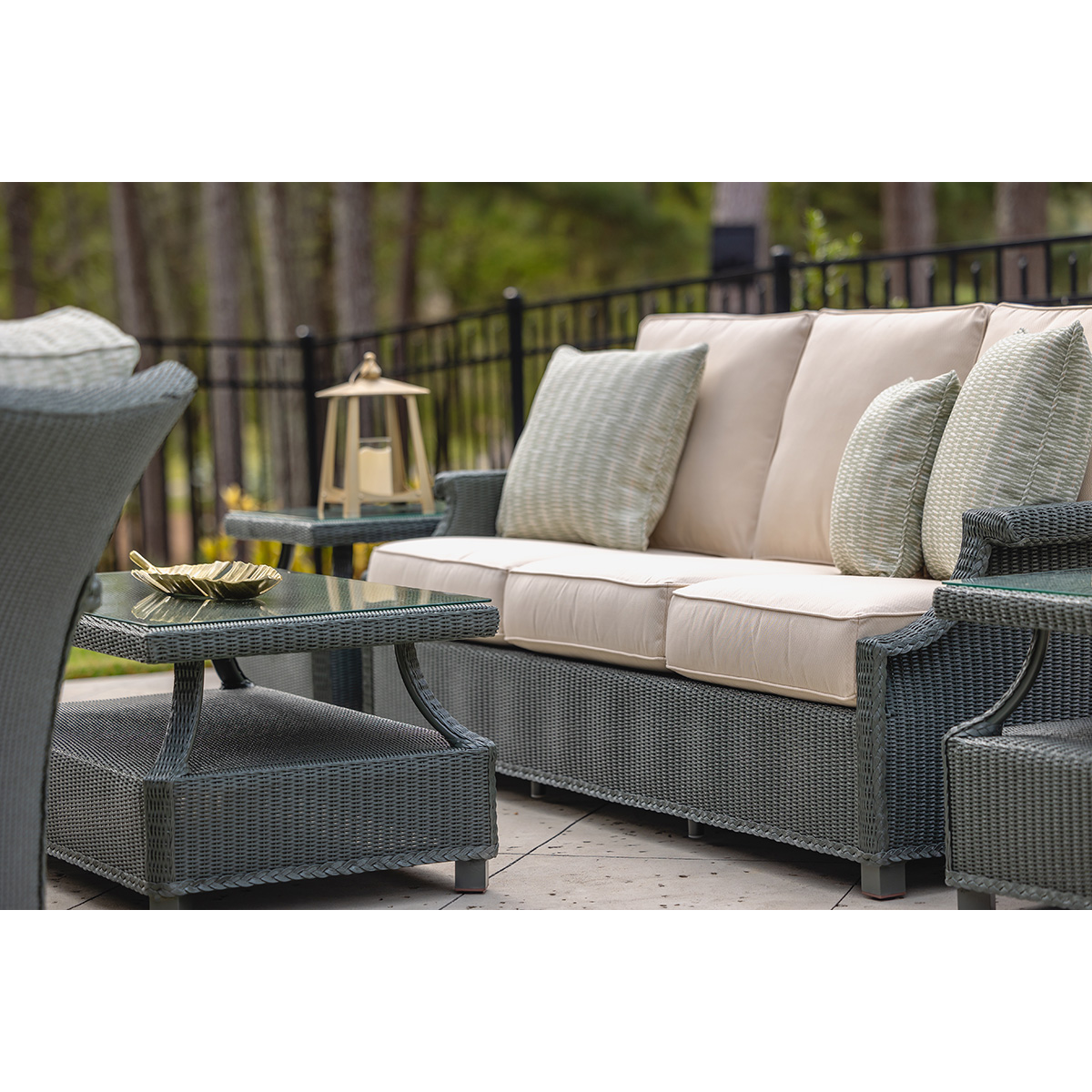 Hamptons Wicker Outdoor Set | Lloyd Flanders at ForPatio.com