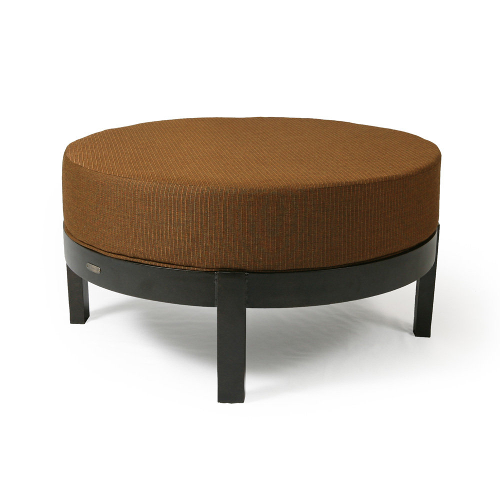 Eclipse Circular Ottoman | Mallin at ForPatio.com